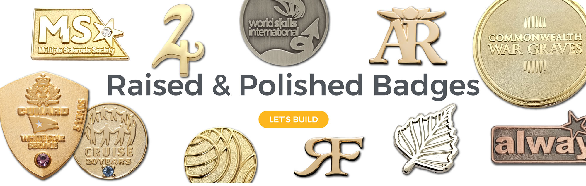 Raised & Polished Badges – ML Badges