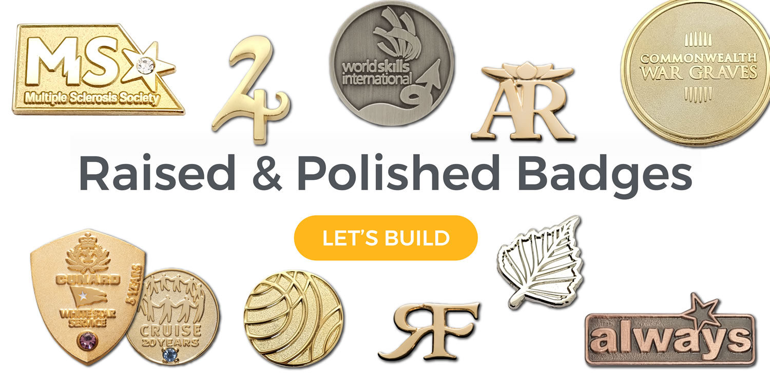 Raised & Polished Badges – ML Badges