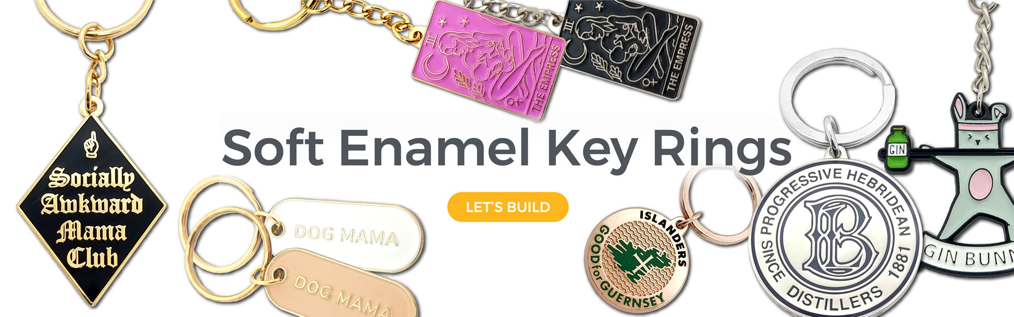 Custom Made & Designed | Soft Enamel Keyrings - ML Badges